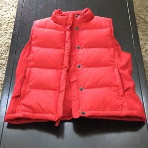 GAP | Jackets & Coats | Cherry Red Puffer Vest | Poshmark